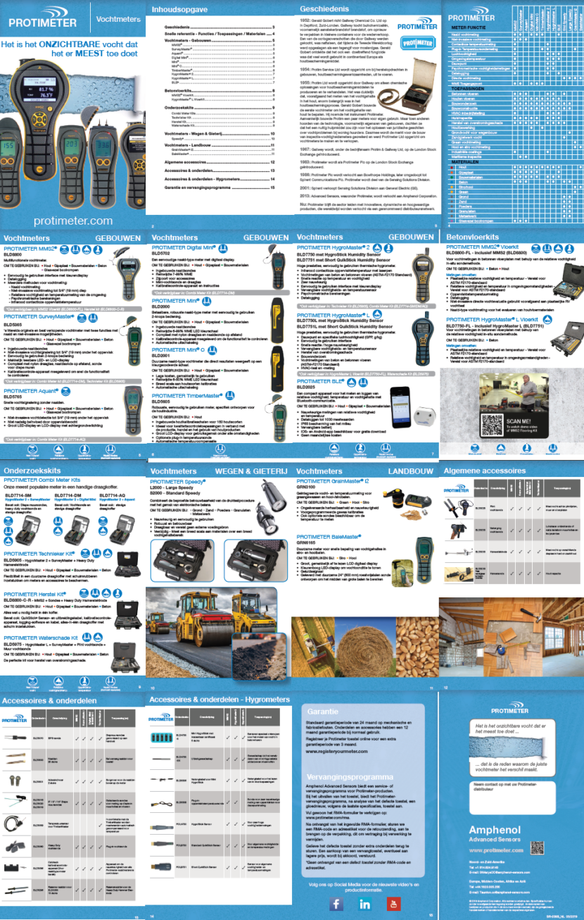 BR-239B-NL Protimeter Product Catalog – Dutch Brochure – Register Graphics
